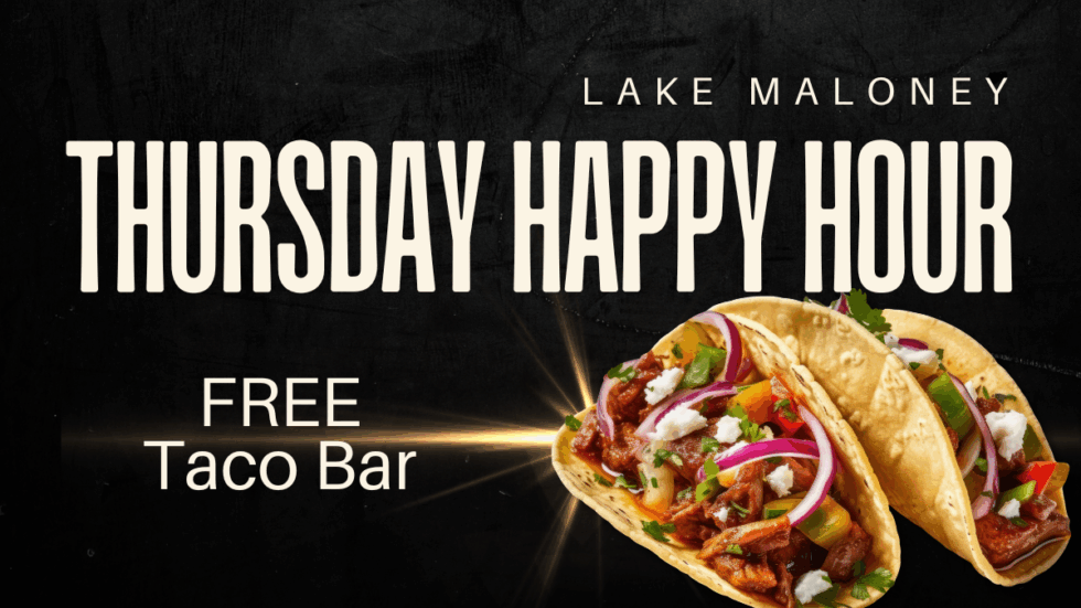 Taco Bar at Happy Hour | Lake Maloney Golf Club